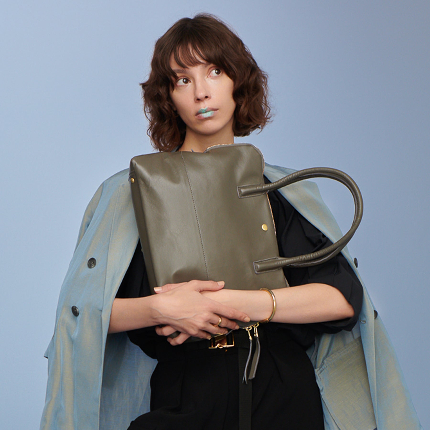 ＜Neutral Gray＞NH405 哈士奇托特包 M/灰色 | テーーマ teema